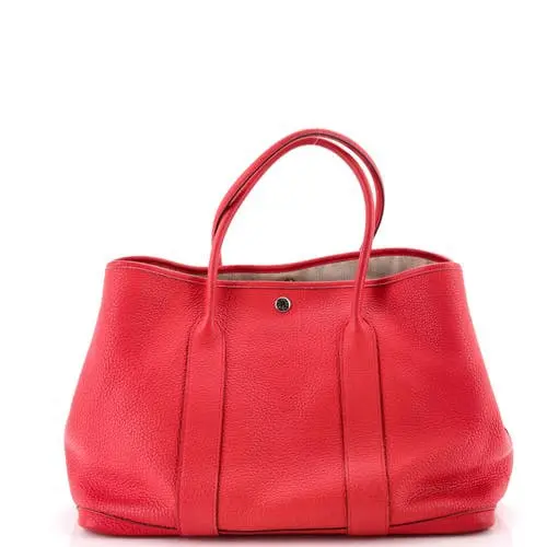 Hermès Garden Party Tote Leather 36 - Red