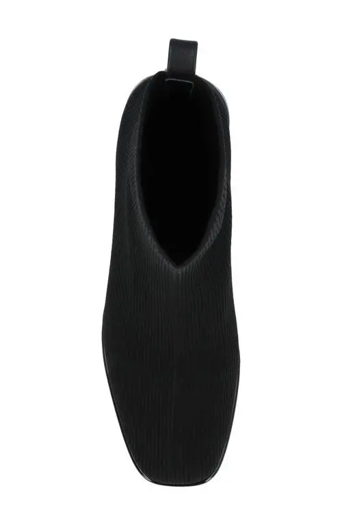 L'AMOUR DES PIEDS Nyvani Stretch Velvet Bootie - Black