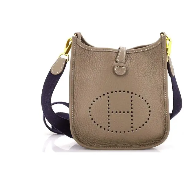 Hermès Evelyne Bag Gen Iii Clemence Tpm - Grey