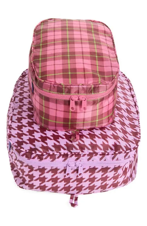 Baggu Set Of 2 Packing Cubes - Check Mix