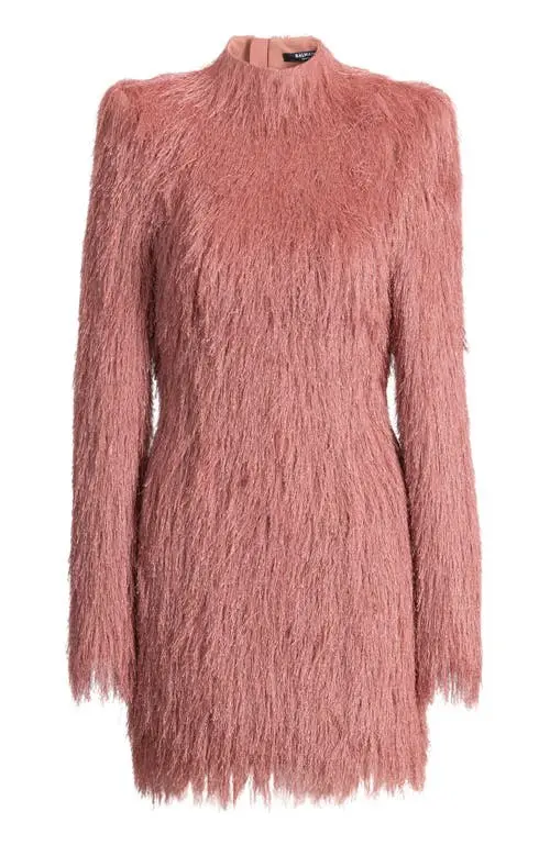 Balmain Fringe Bodycon Dress