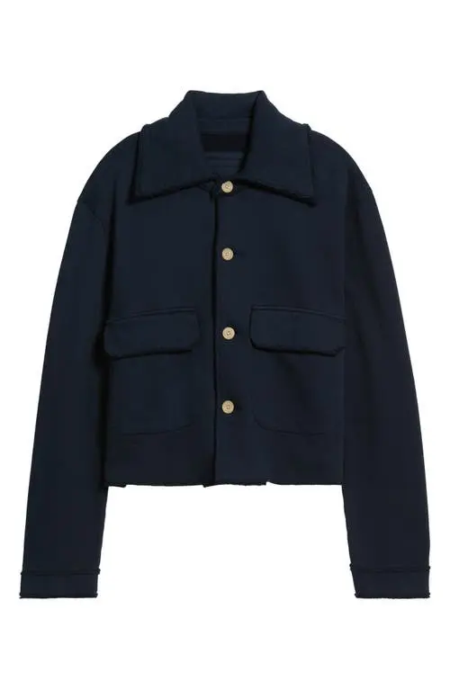 Frank & Eileen Rowan Crop Utility Jacket - Classic Navy