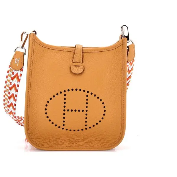 Hermès Evelyne Bag Gen Iii Clemence Tpm - Brown