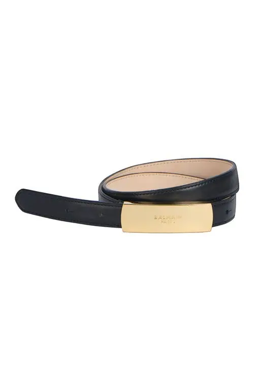 Balmain Smooth Leather Belt