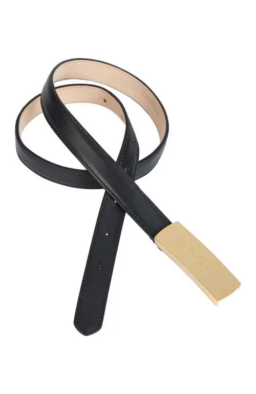 Balmain Smooth Leather Belt