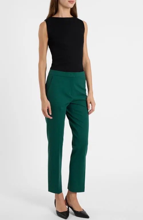 Santorelli Ranna Cropped Pant In Soft Stretch Crepe