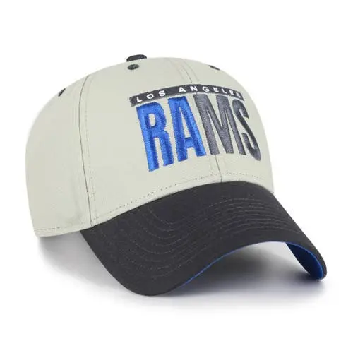 '47 47 Los Angeles Rams Half Block Text Mvp Adjustable Hat
