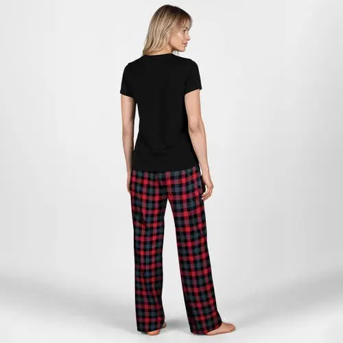 CONCEPTS SPORT Atlanta Falcons Highland Sleep Set - Black