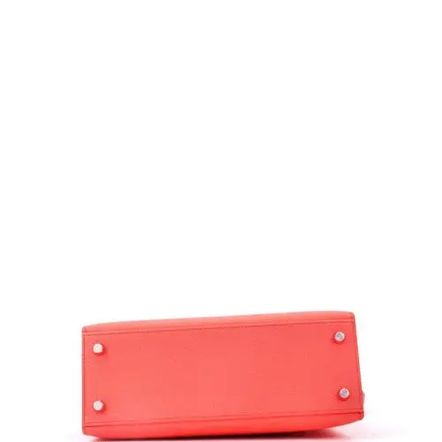 Hermès Kelly Handbag Epsom With Palladium Hardware 25