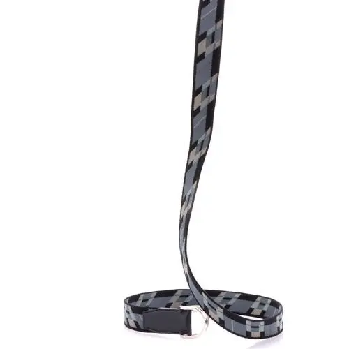Hermès Double D Ring Belt Printed Canvas And Leather