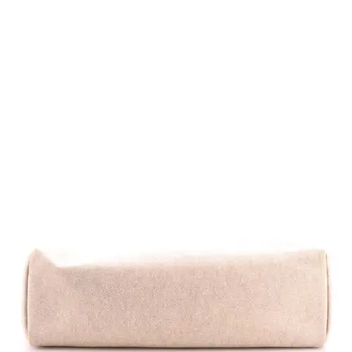 Hermès Herbag Toile And Leather Gm - White