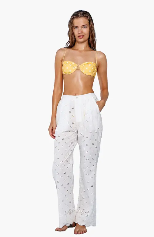 BEACH BUNNY Sicily Pant - White