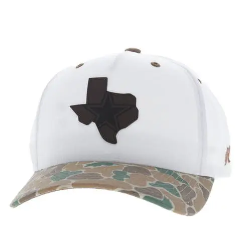 HOOEY Dallas Cowboys State Trucker Cap - White