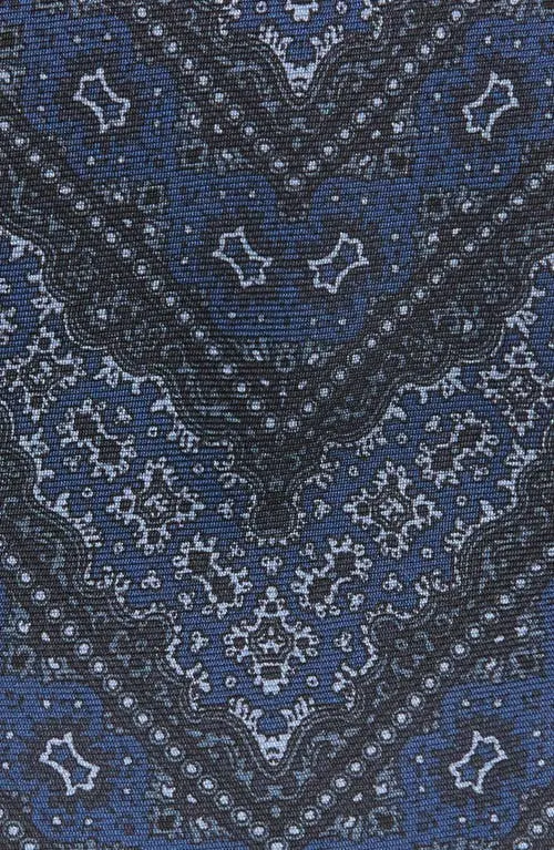 JACK VICTOR Paisley Silk Tie - Navy