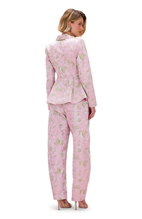 PatBO Garden Jacquard Wide-leg Pants