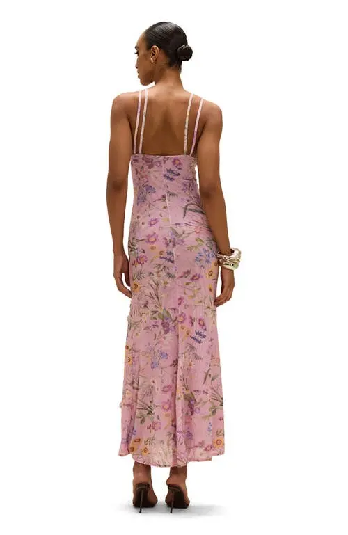 PatBO Heather Embroidered Maxi Dress