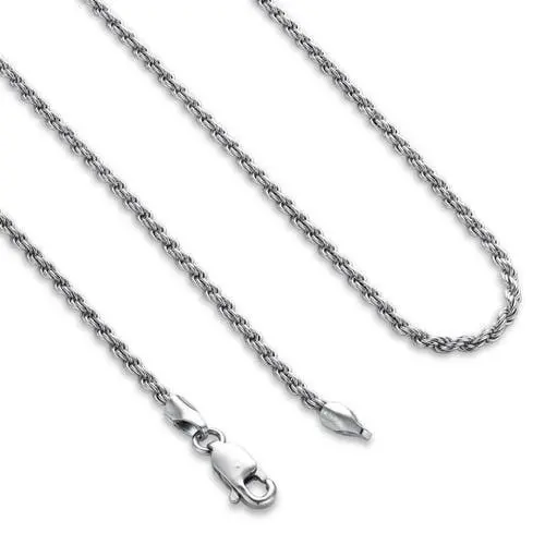 LUVMYJEWELRY Takumi Rope Chain Necklace 925 Silver