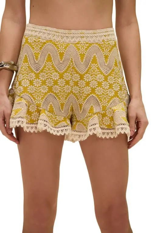 PatBO Bertha Lace Shorts