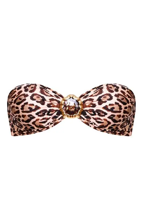 PatBO Panthera Bikini Top