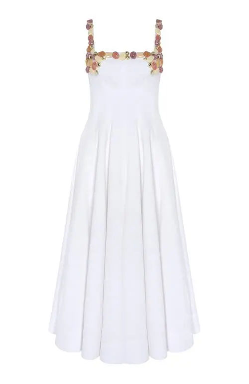 PatBO Gabriela Linen Midi Dress