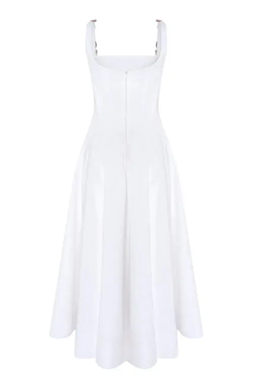 PatBO Gabriela Linen Midi Dress
