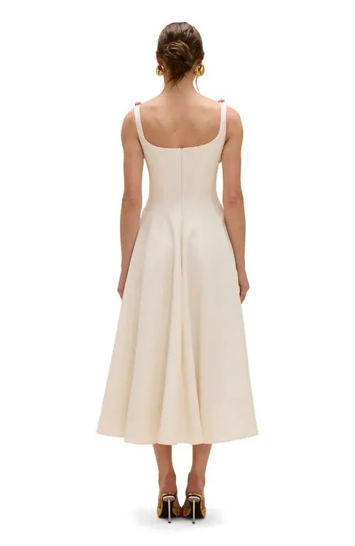 PatBO Gabriela Linen Midi Dress