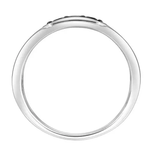 LUVMYJEWELRY Ryu 0.2ct Black Spinel Ring 925 Silver