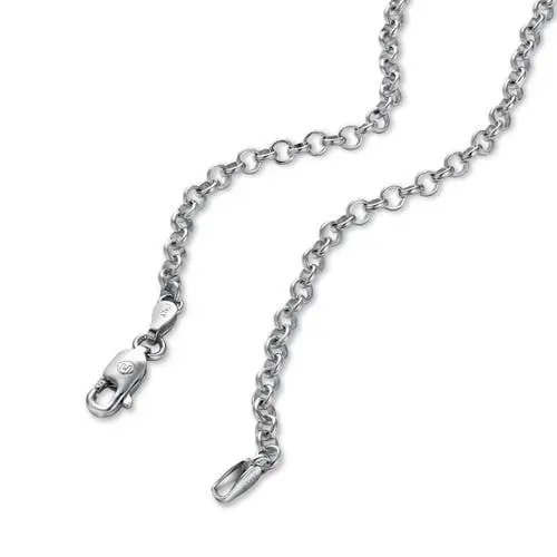 LUVMYJEWELRY Kazuki Rolo Chain Necklace 925 Silver