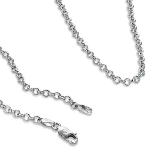 LUVMYJEWELRY Kazuki Rolo Chain Necklace 925 Silver
