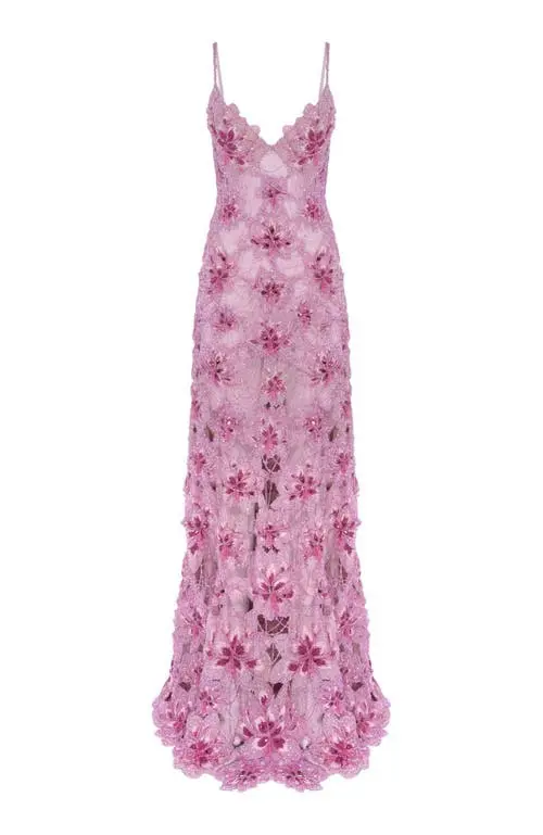 PatBO Amelia Embroidery Maxi Dress