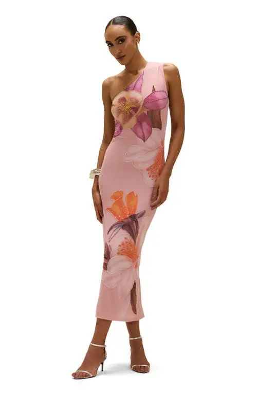 PatBO Peony Printed Maxi Dress - Pink