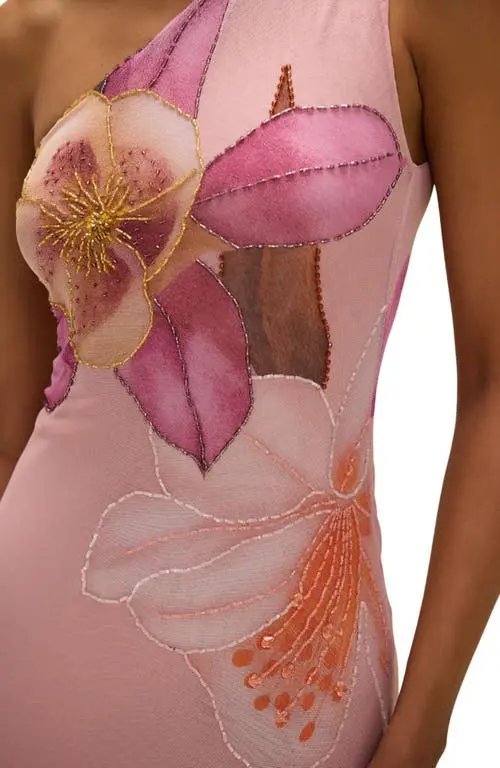 PatBO Peony Printed Maxi Dress