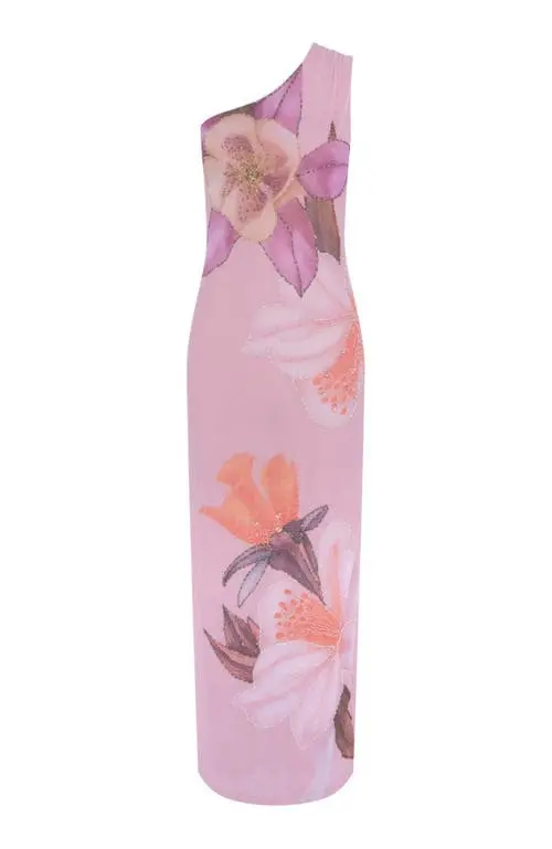 PatBO Peony Printed Maxi Dress