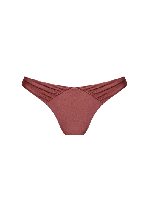 PatBO Golden Dune Lycra Seashell Bikini Bottom