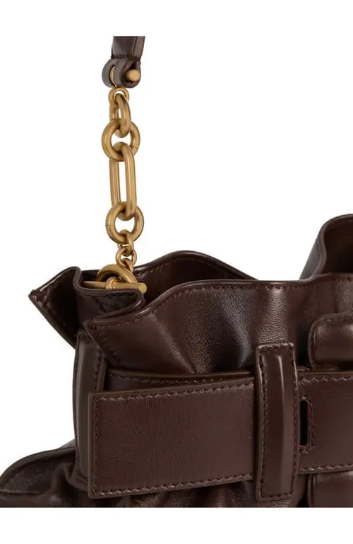 Balmain Anthem Mini Bag In Smooth Leather