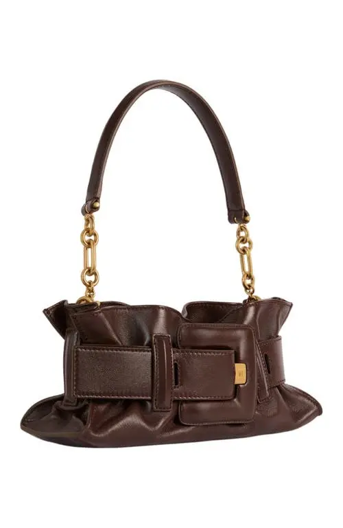Balmain Anthem Mini Bag In Smooth Leather