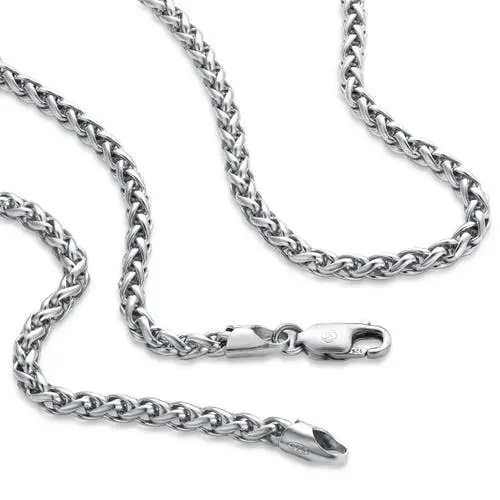 LUVMYJEWELRY Kenshin Bold Palmier Chain Necklace 925 Silver