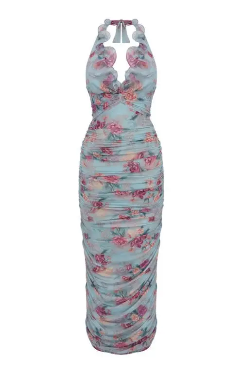 PatBO Flora Mist Midi Dress