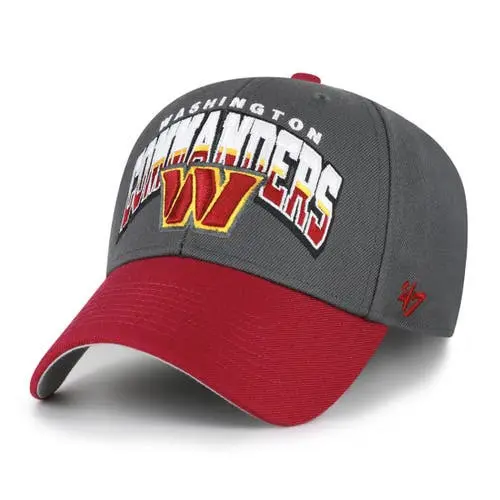 '47 Washington Commanders Split Block Mvp Adjustable Cap - Charcoal