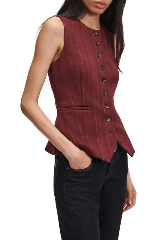 Rag & Bone Irina Ponte Jacquard Long Vest
