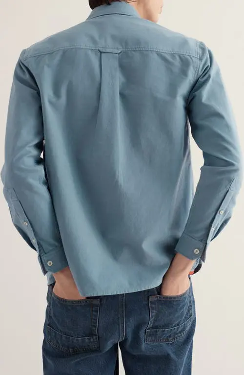 SEASALT CORNWALL Jenken Garment Dyed Long Sleeve Oxford Shirt