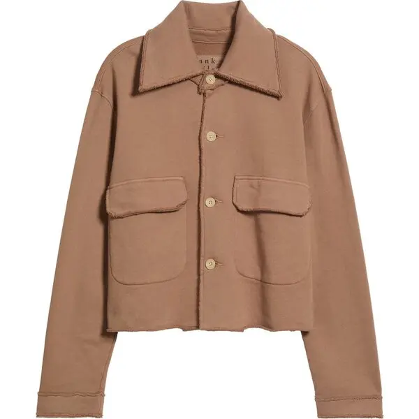 Frank & Eileen Rowan Boxy Crop Jacket - Chai