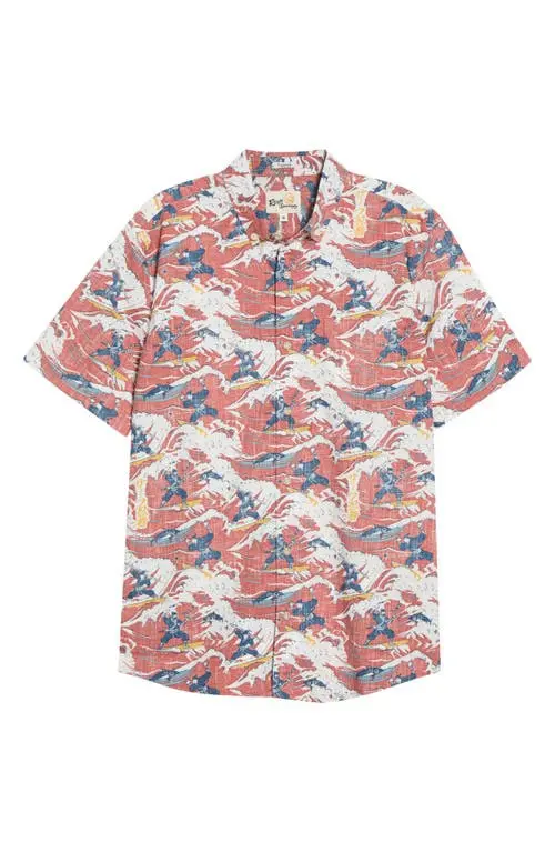 Reyn Spooner Surf Ninjas Button-down Shirt - Red