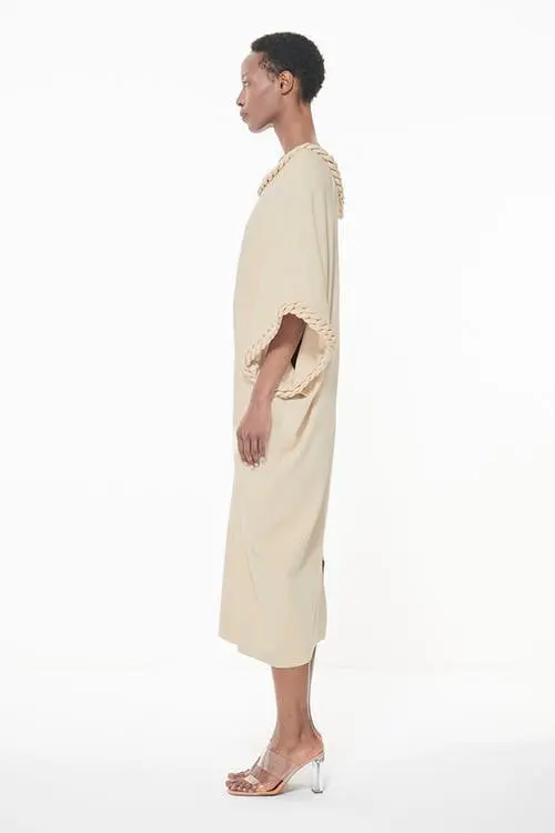 LEEM Knit Covered Chain Detail Dress