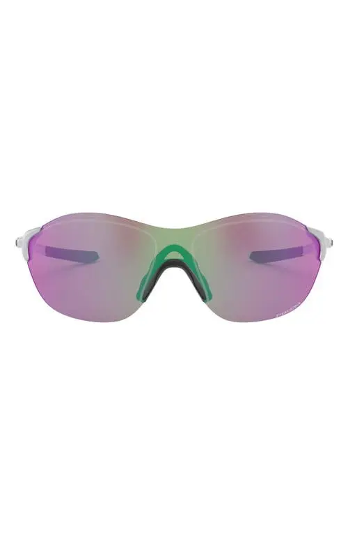Oakley Evzero Swift 138mm Rectangular Sunglasses - Silver/prizm Golf