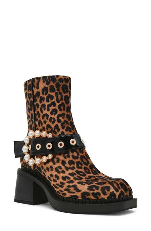 Betsey Johnson Asher Lace Bootie - Leopard