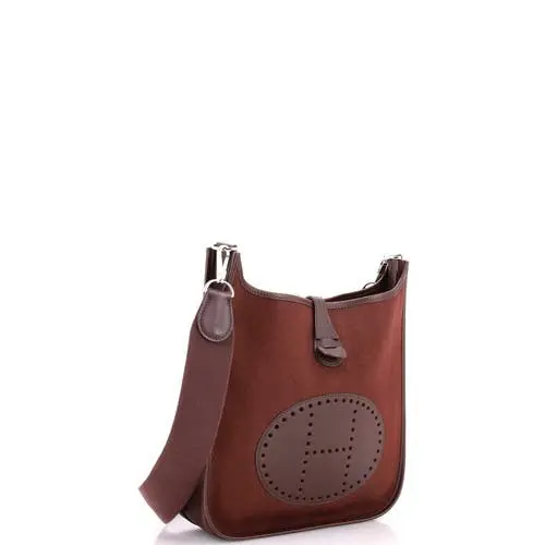 Hermès Evelyne Bag Gen Ii Toile And Leather Pm