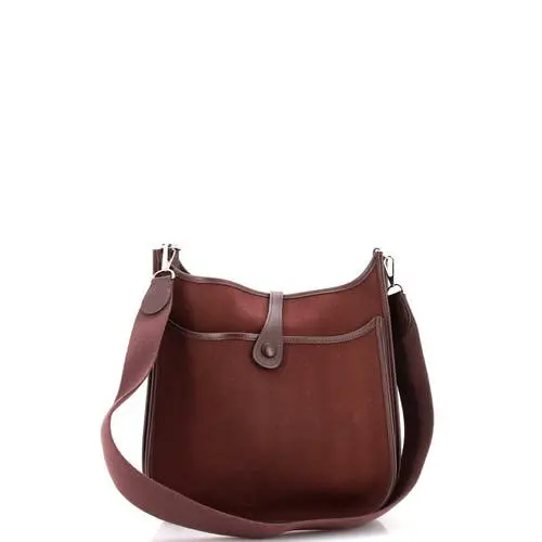 Hermès Evelyne Bag Gen Ii Toile And Leather Pm