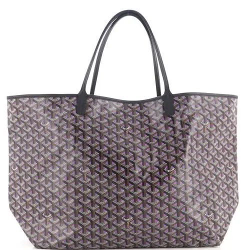 Goyard Saint Louis Tote Claire Voie Coated Canvas Gm - Purple