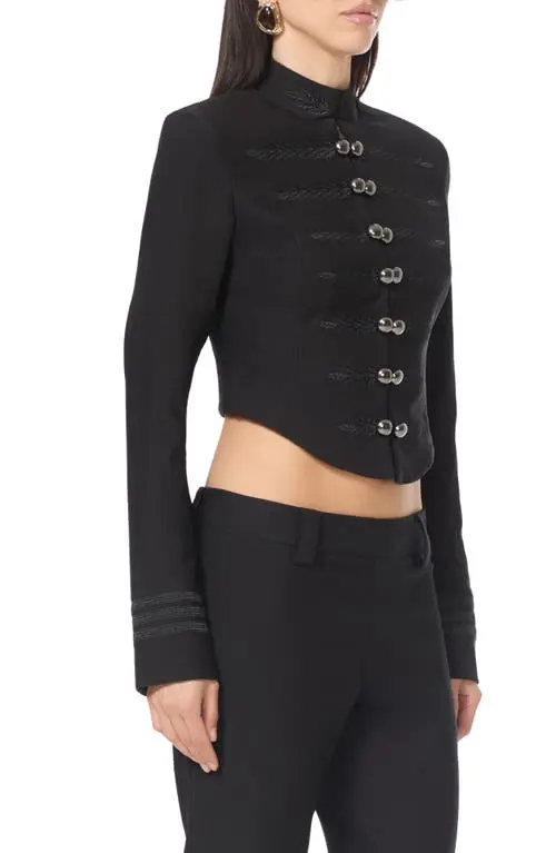 AFRM Gracyn Crop Fitted Band Jacket